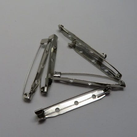 Brooch pin 45mm, pack of 10