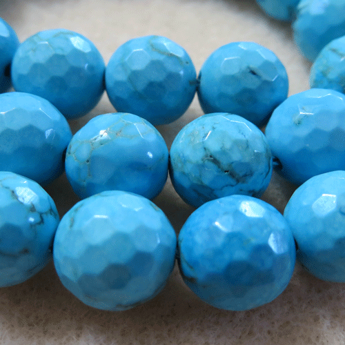 Turquoise, Dyed Howlite 20mm